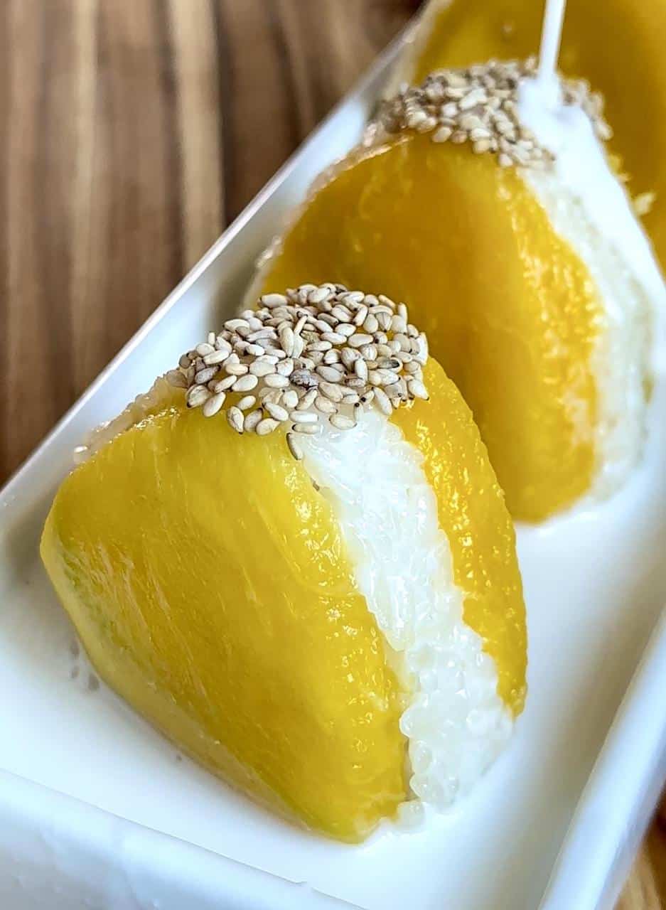 Mango Sticky Rice Onigiri (Fun Twist!)