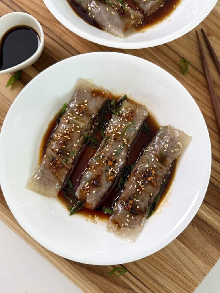 Steamed Rice Paper Shrimp Dumplings (Har Gow 虾饺)