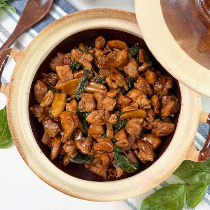 Taiwanese Three Cup Chicken (San Bei Ji) Recipe