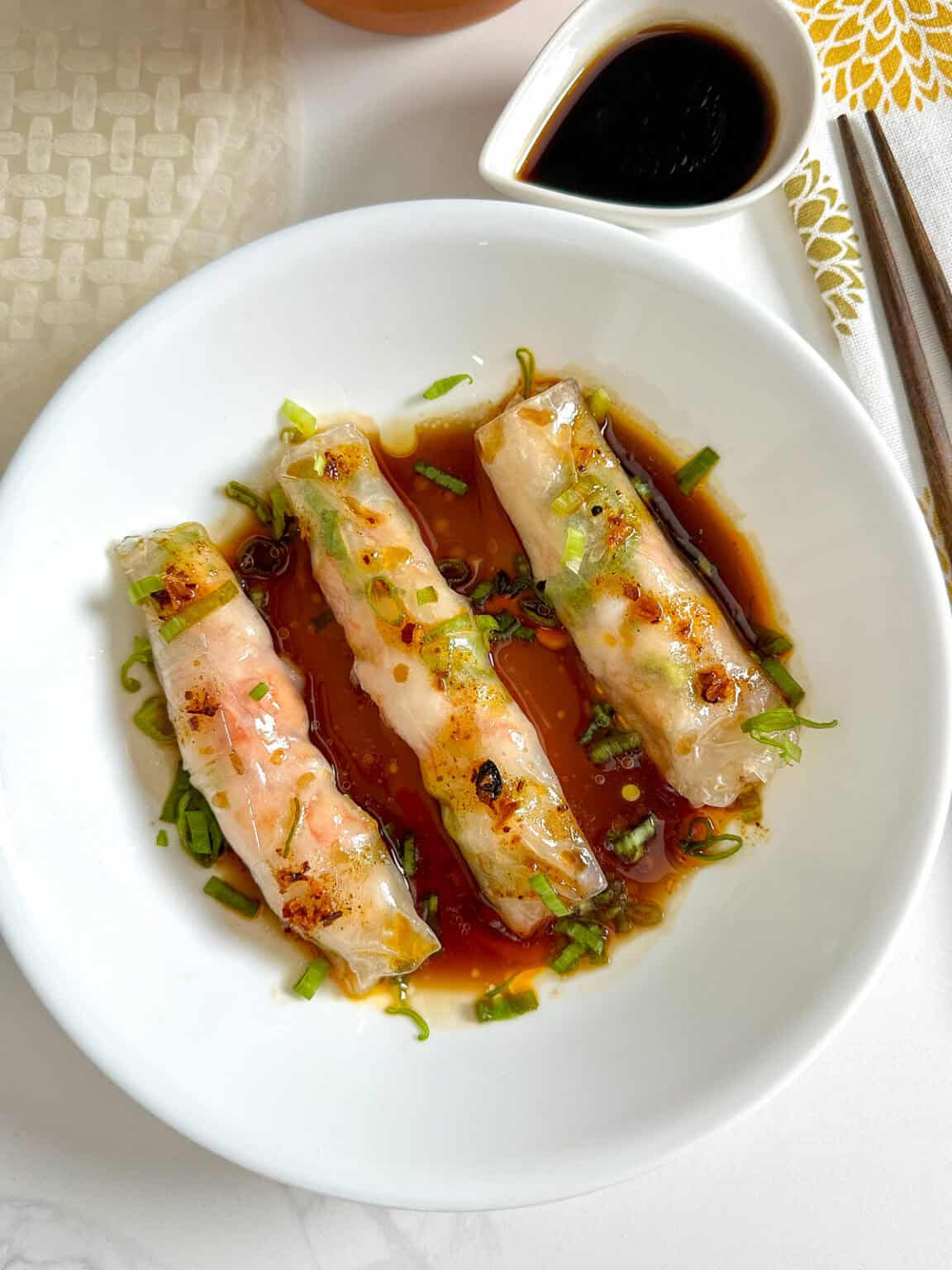 Shrimp Rice Paper Rolls (Cheung Fun)