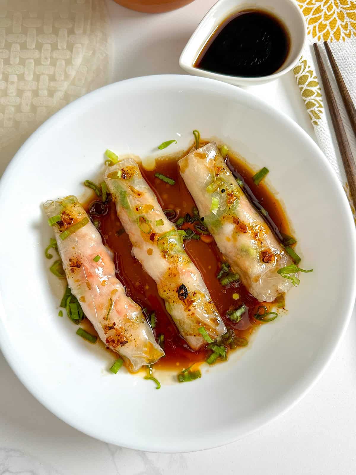 Shrimp Rice Paper Rolls (Cheung Fun)