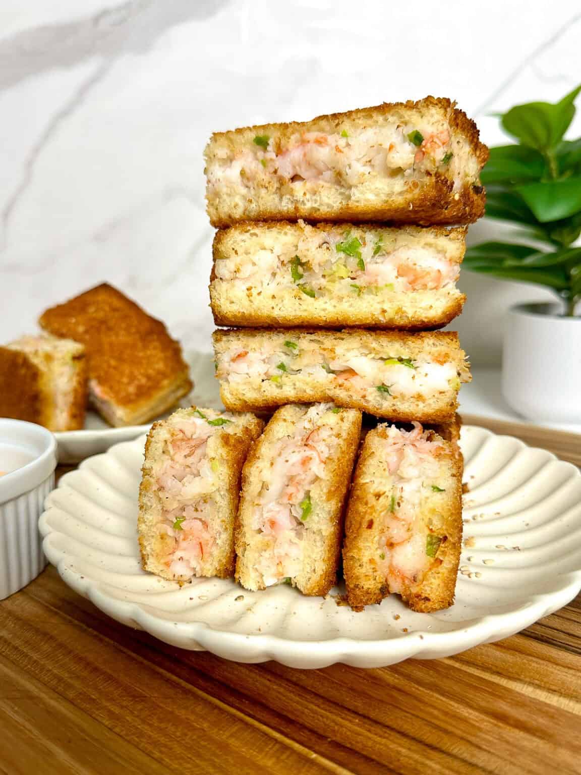 Sesame Shrimp Toast - A Popular Hong Kong Snack!