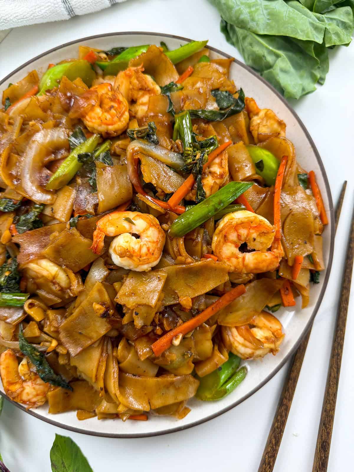 Thai Drunken Noodles (Pad Kee Mao) - Herman at Home