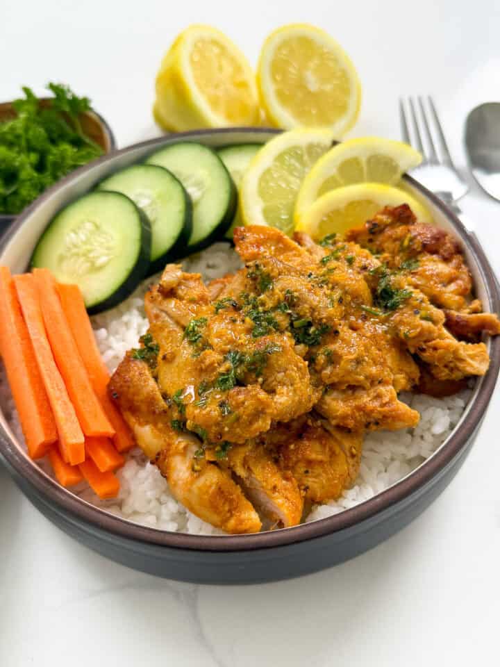 Lemon Pepper Butter Chicken (Air Fryer or Oven) - Herman at Home