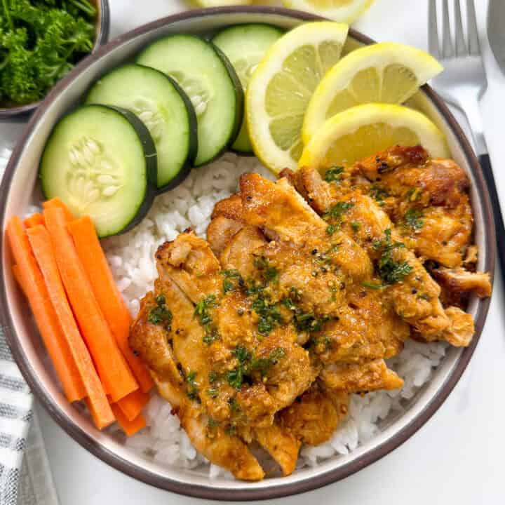 Lemon Pepper Butter Chicken (Air Fryer or Oven) - Herman at Home