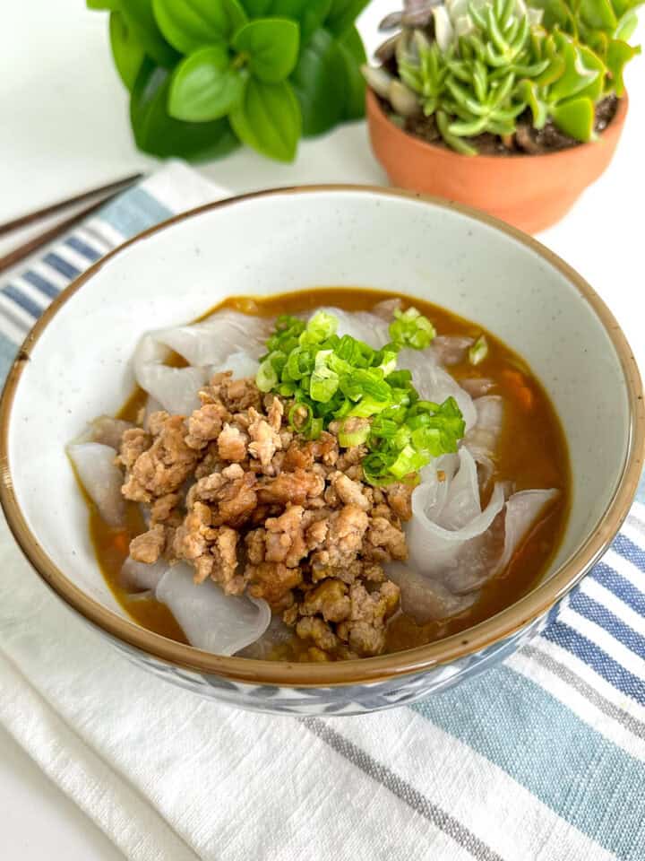 Japanese Curry Rice Paper Noodles - Herman at Home