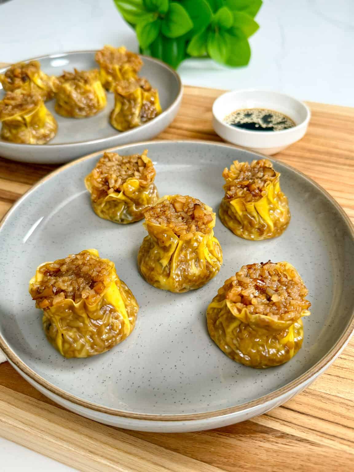 Sticky Rice Shao Mai (Din Tai Fung Inspired) - Herman at Home