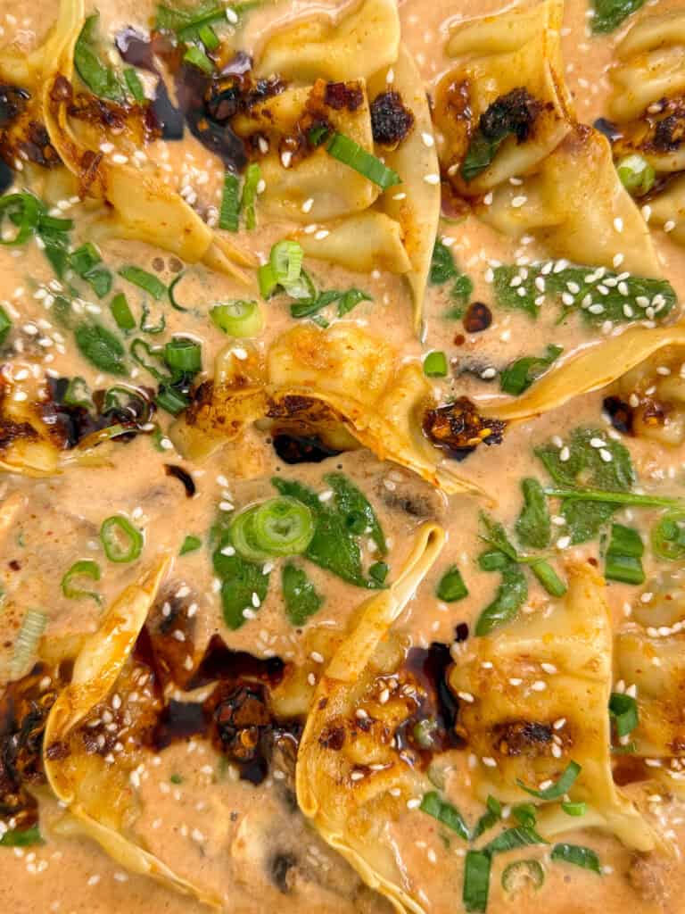 Dumpling Bake (Viral One Pan Recipe) - Herman at Home