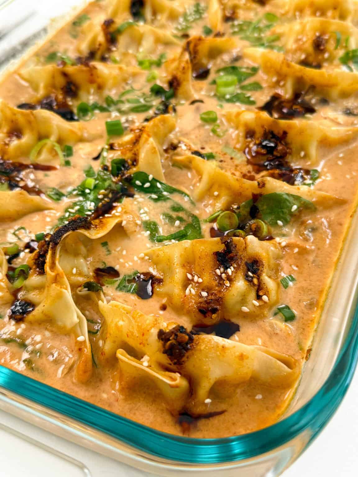 Dumpling Bake (Viral One Pan Recipe) - Herman at Home